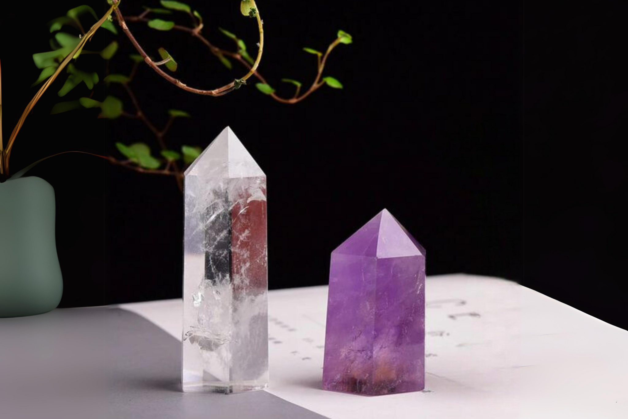 Amethyst and Clear Quartz: Benefits for Light and Serenity - Blog ...